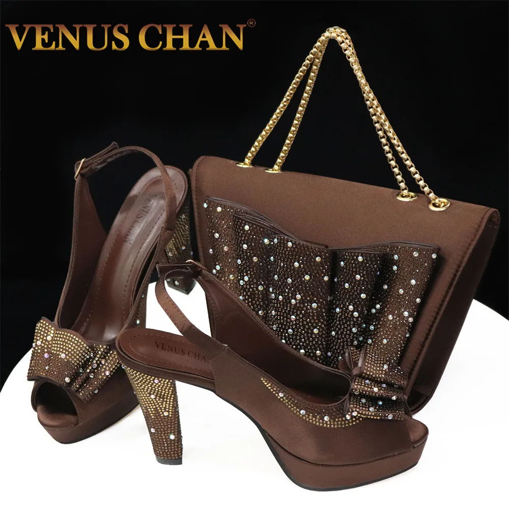 Venus-Chan-Women-High-Heels-Sandals-Printing-Flower-Material-with ...