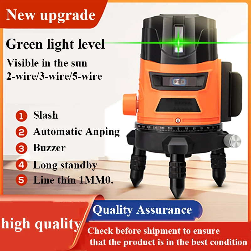 Super Powerful Laser Level Horizontal Vertical Cross Lines Laser ...