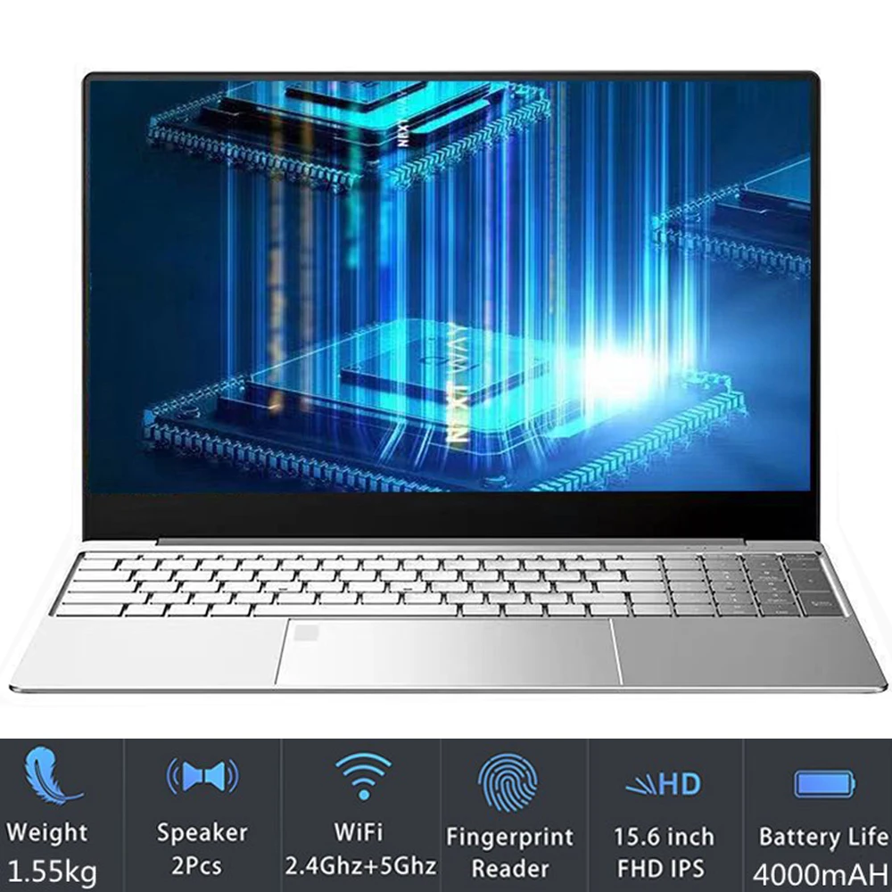 Notebook 15.6 inch Laptop Windows 11 10 Pro 1920*1080 Cheap Portable ...