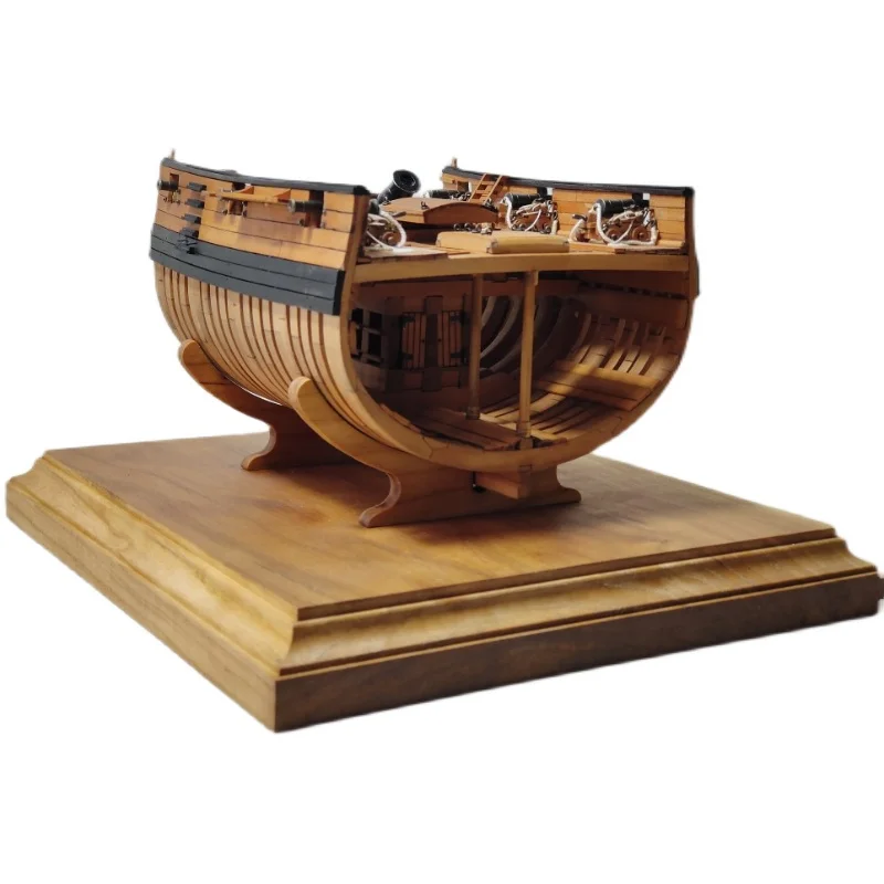 2022 Pear Wood Version Scale 1/72 HMS Grando Section Ship model kits ...