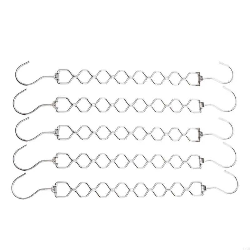 4X7B 5 Pieces 360 Degree Rotating Hanger Rack for Convenient and ...