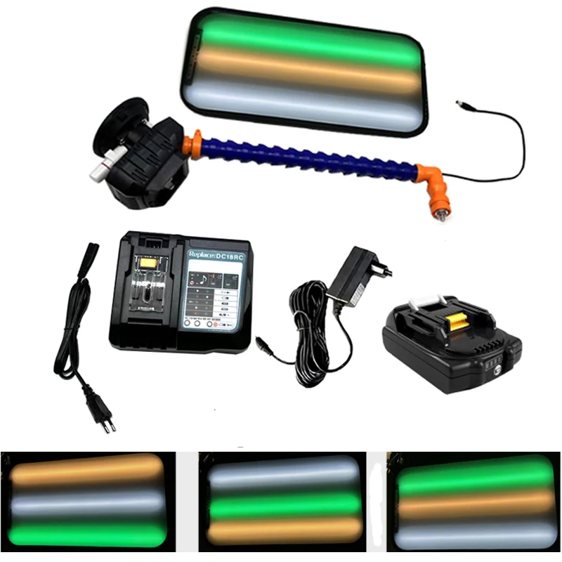 18v-to-12V-portable-cordless-car-dent-repair-light-with-battery-charger ...