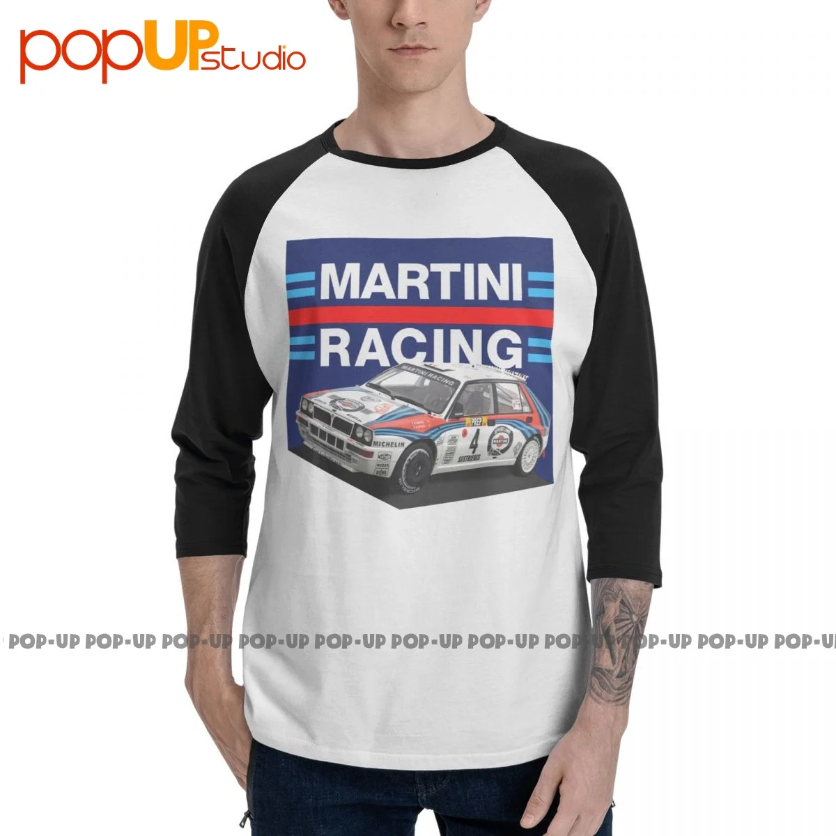 Lancia Delta Hf Integrale Rally Martini Racing Evo Wrc Racing 01 3/4 ...