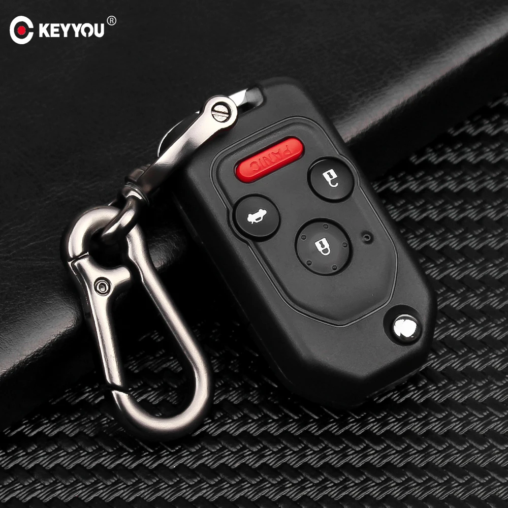 Keyyou Remote 2/3/4 Button Flip Folding Car Key Shell Case For Honda ...