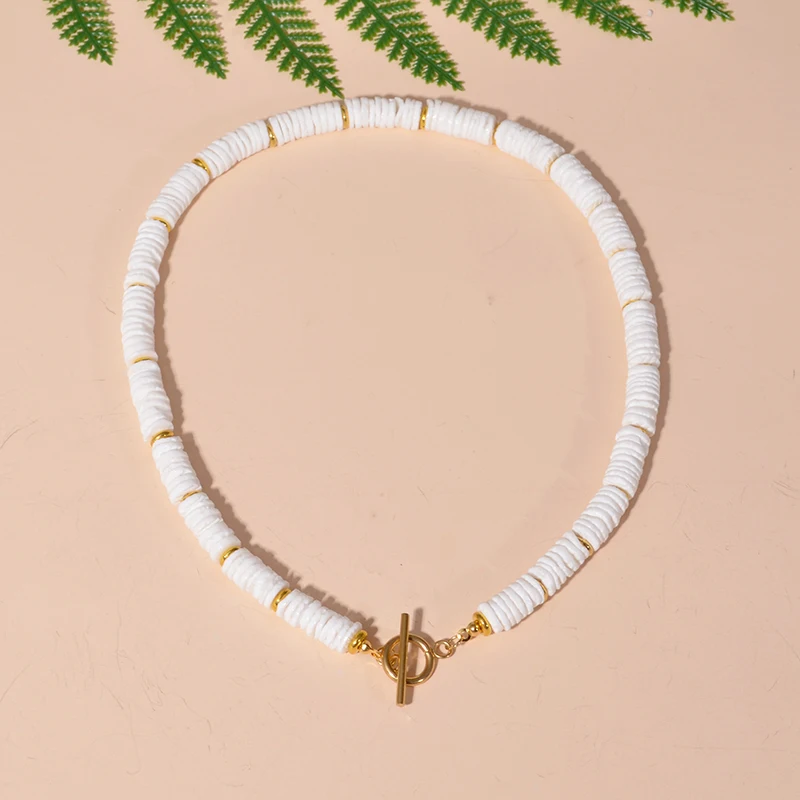 Vintage-Natural-Shell-Necklace-for-Women-2022-Summer-String-Collar ...