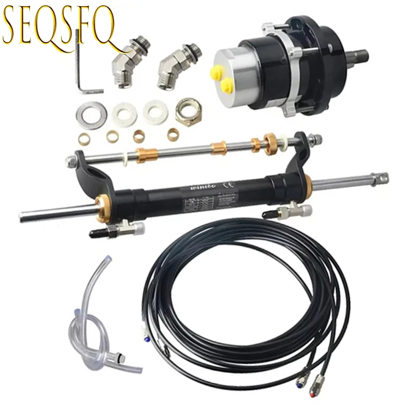 Outboard Hydraulic Steering Kit Marine Steering System With Cylinder ...