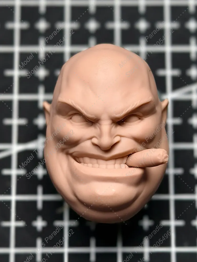 Cabeza de soldado Kingpin sin pintar a escala 1/12, modelo blanco de ...