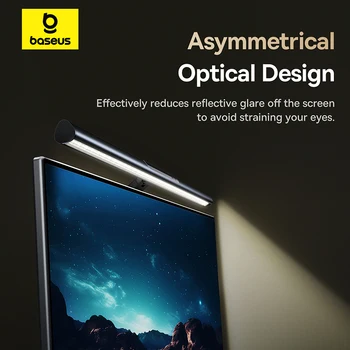 【New Sale】Baseus Magnetic Computer Screen Light Desk Lamp Laptop ...