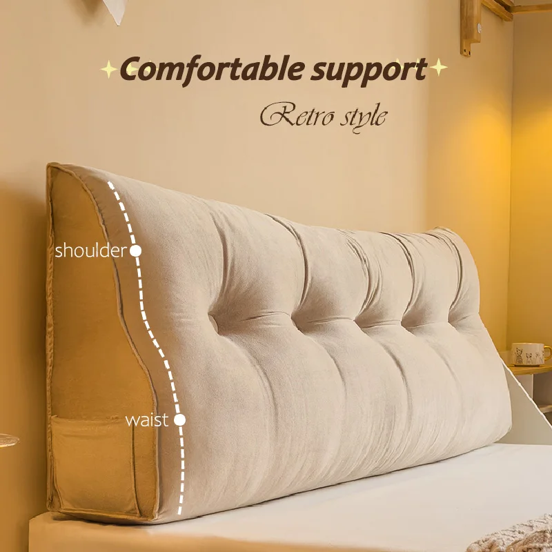 Long-oreiller-de-planche-de-sauna-avec-remplissage-coussin-triangulaire ...