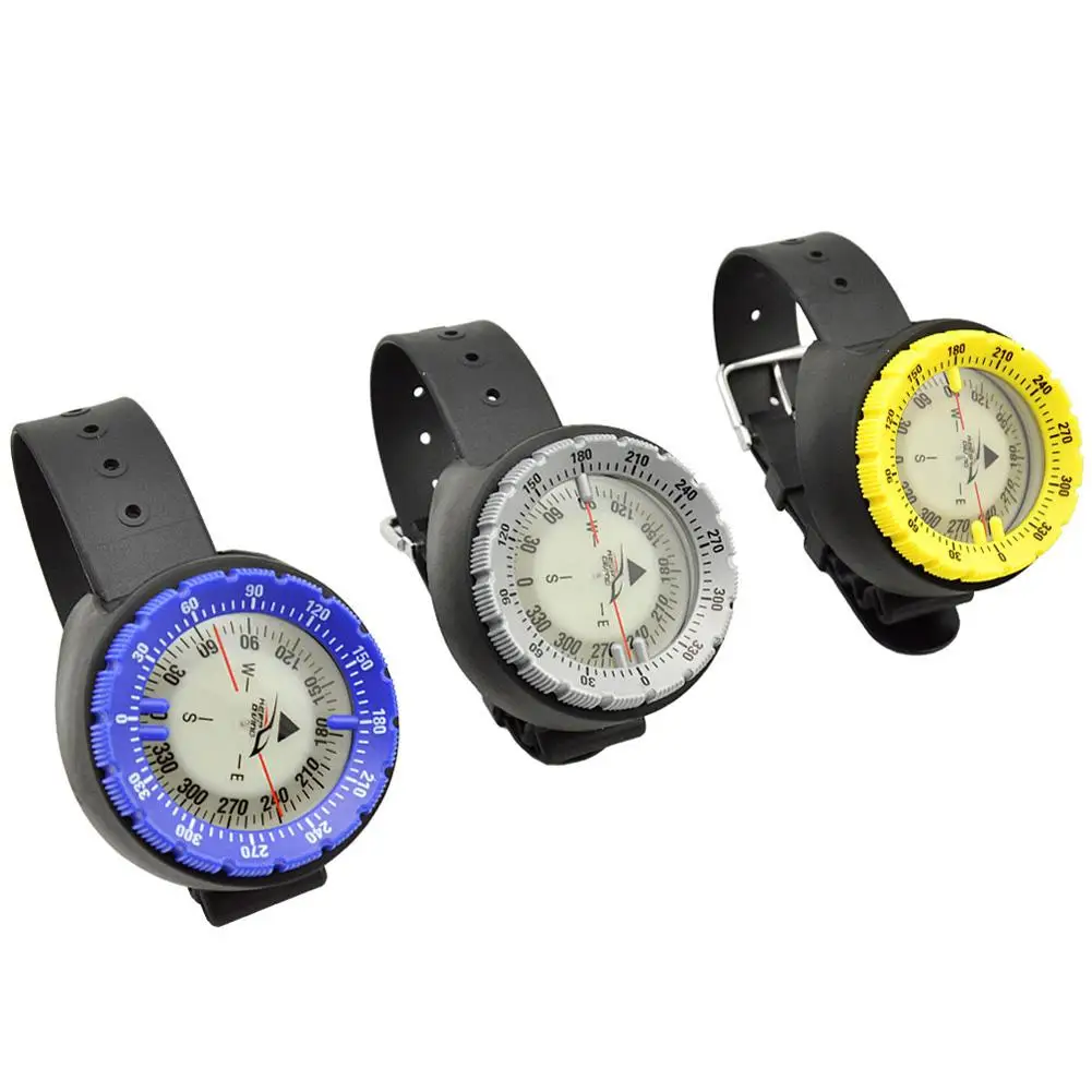Portable-Compass-Lightweight-Wristwatch-Design-Waterproof-Plastic-for ...