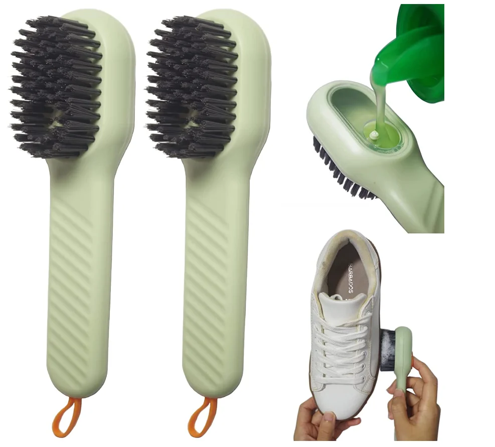 Multifunctional Liquid Shoe Brush with Liquid Box, Adding Liquid Filled ...