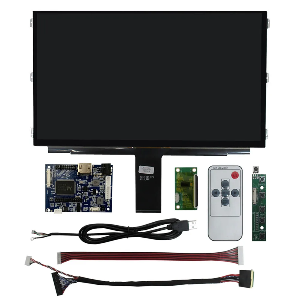 Tela-LCD-Driver-Controle-Board-Kit-Monitor-DIY-Digitador-Compat-vel-com ...
