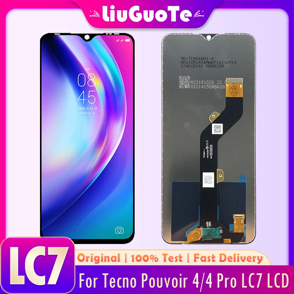 7-0-Original-For-Tecno-Pouvoir-4-LC7-LCD-Display-Touch-Screen-Digitizer ...
