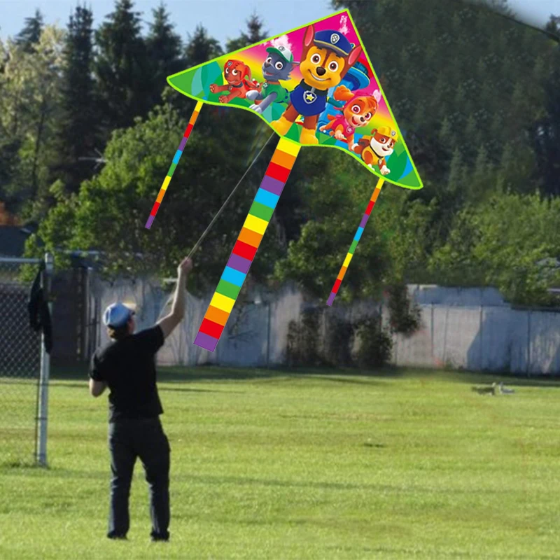 Paw-Patrol-Dog-Kite-Kit-with-Wheel-Line-100m-Line-Cartoon-Large-Delta ...