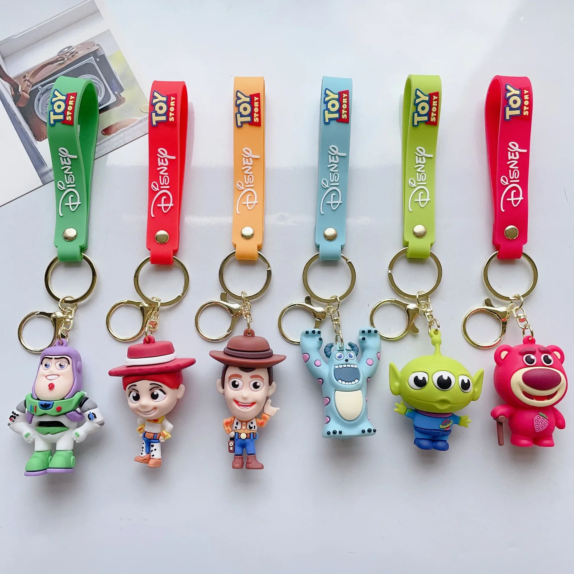 Cute-Cartoon-Disney-Toy-Story-Buzz-Lightyear-Woody-Lotso-Keychain ...