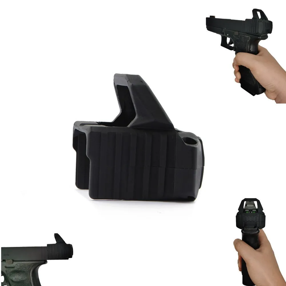 전술 슬라이드 랙 어시스트 빠른 풀 고무 루프 보조 핸들 글록 17 20/21/29/30/30SF/38/41, 사냥 글록 ...