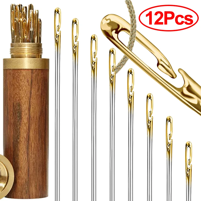 Stainless Steel Self Threading Needles | Stainless Steel Sewing Needles ...