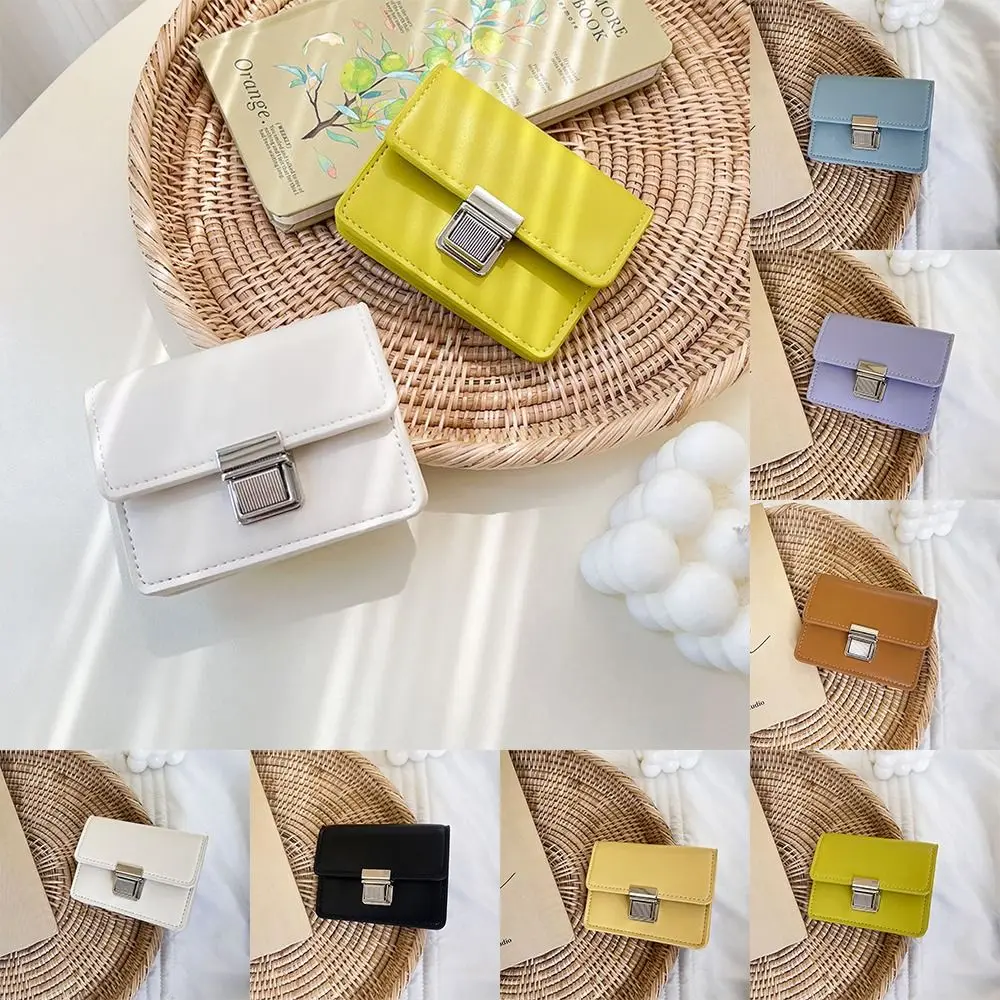 Metal-Buckle-Korean-Style-Wallet-Casual-PU-Coin-Purse-Square-Coin-Purse ...