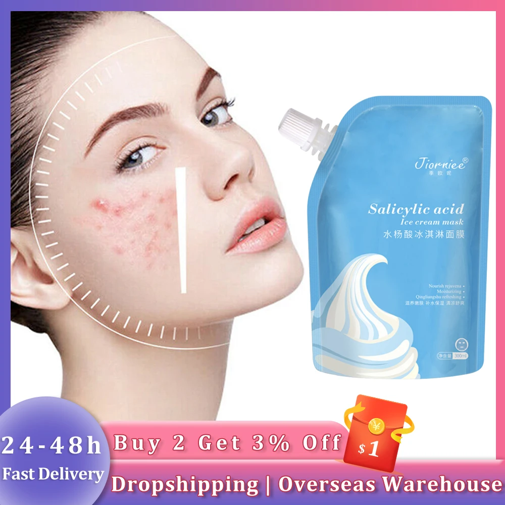 Salicylic-Acid-Ice-Cream-Face-Mask-Acne-Treatment-Clean-Shrink-Pore ...