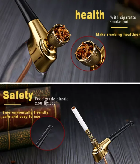 Chicha,Bouteille d'eau à multi-filtres, DIY créatif, mode Shisha Hookah ...