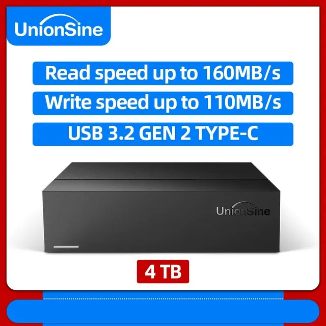 대용량 저장과 다목적 성능: UnionSine 외장 하드 드라이브