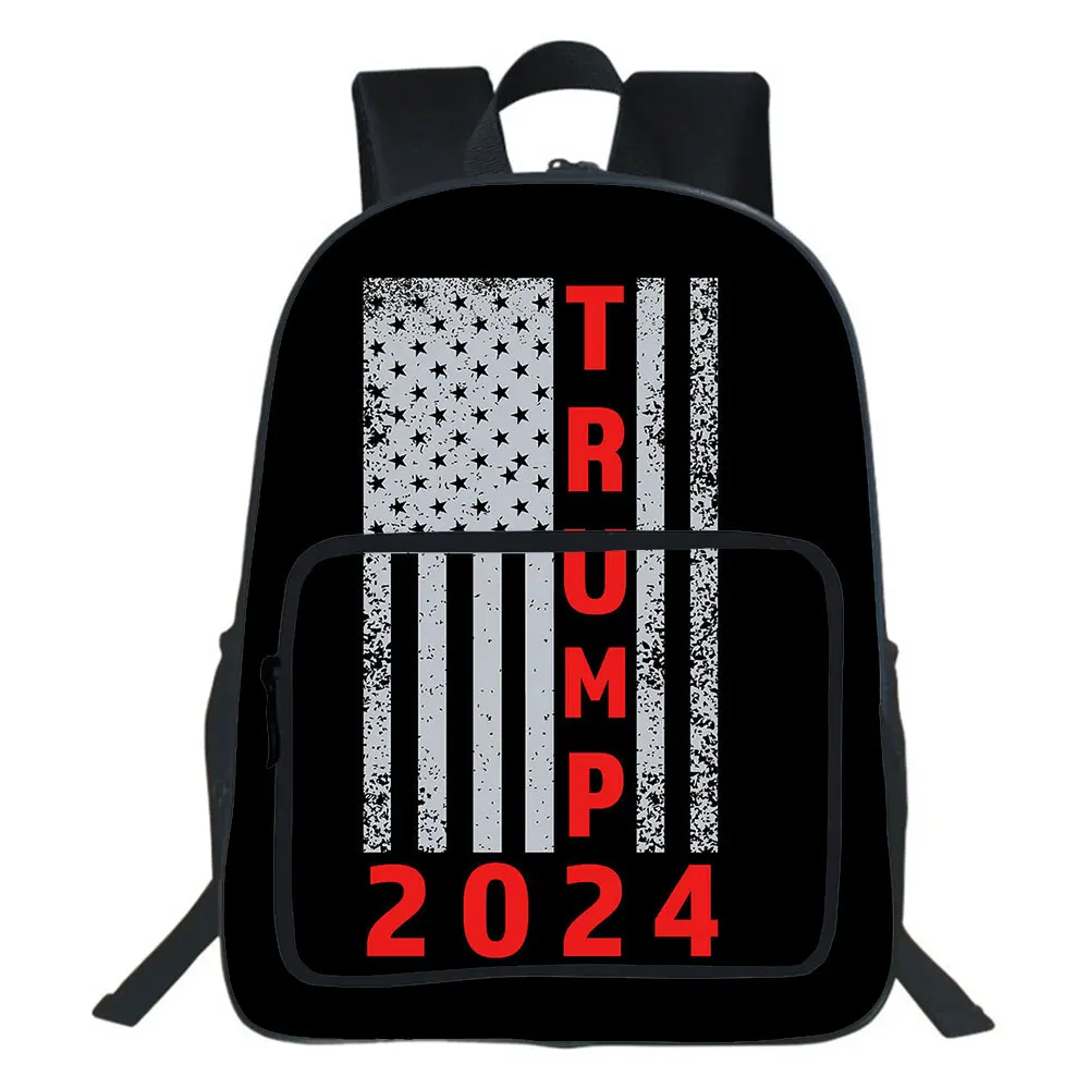 Customized Trump Backpack Large Capacity Double Layered School Bag Teen ...