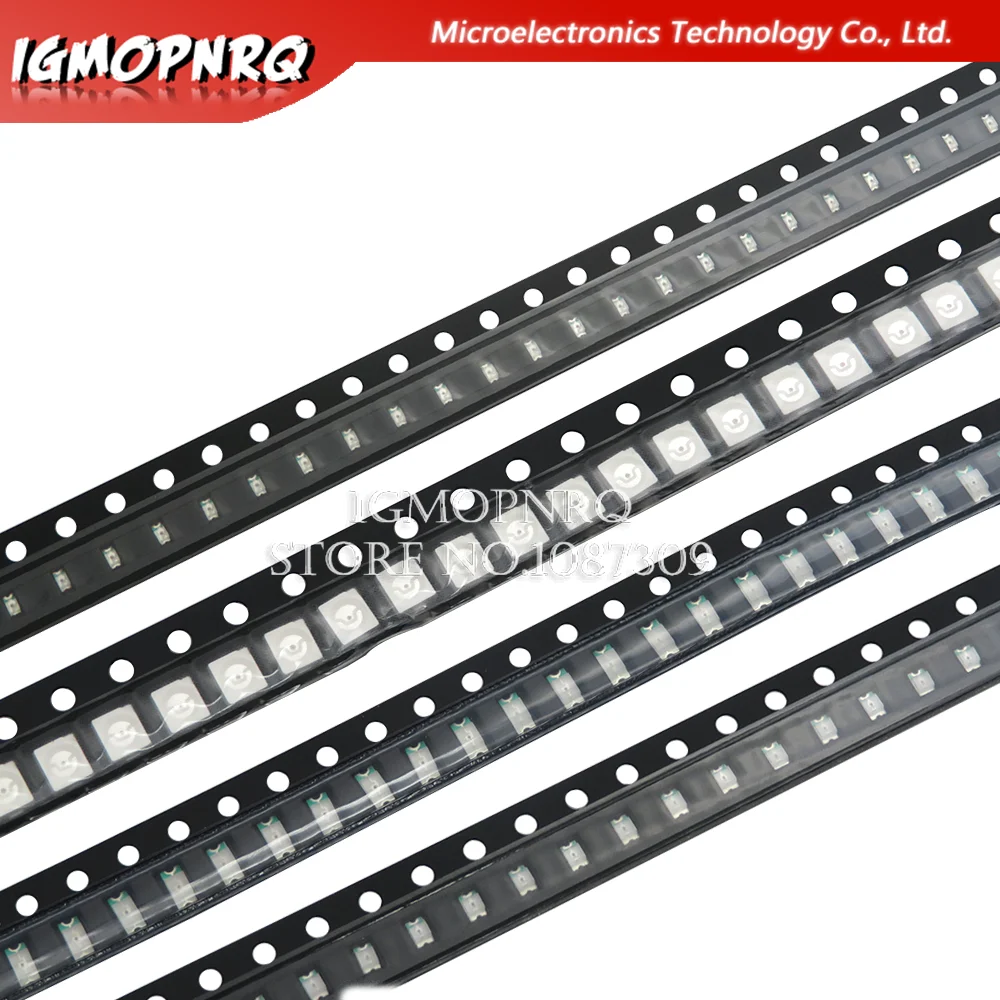 100pcs-0402-0603-0805-1206-1210-3528-5050-5730-smd-led-Red-Yellow-Green ...
