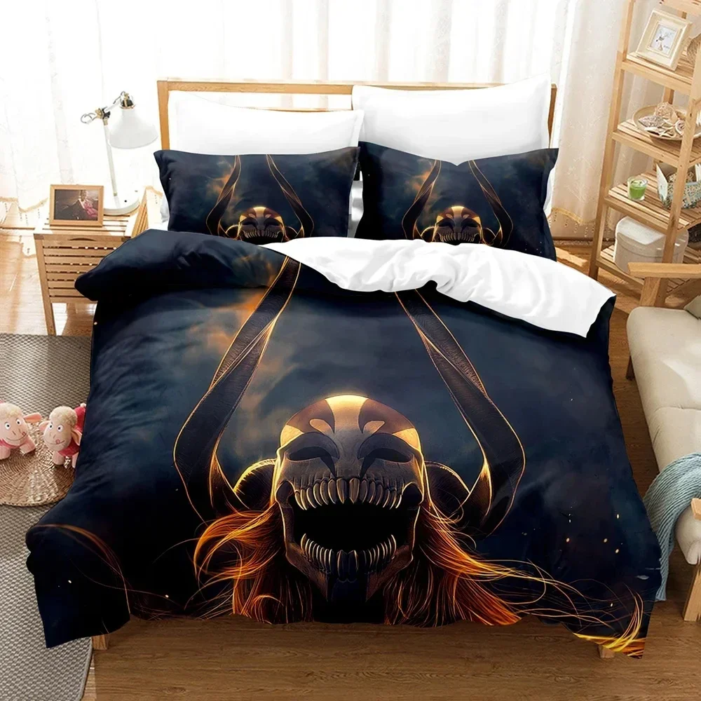 3D-Print-Anime-Bleach-Kurosaki-Ichigo-Bedding-Set-Double-Twin-King ...