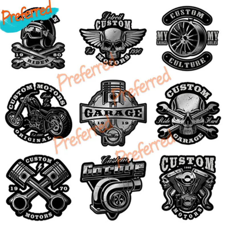 Vintage-Garage-Ride-Hard-Car-Sticker-Vinyl-Decal-for-Motorcycle-Bike ...
