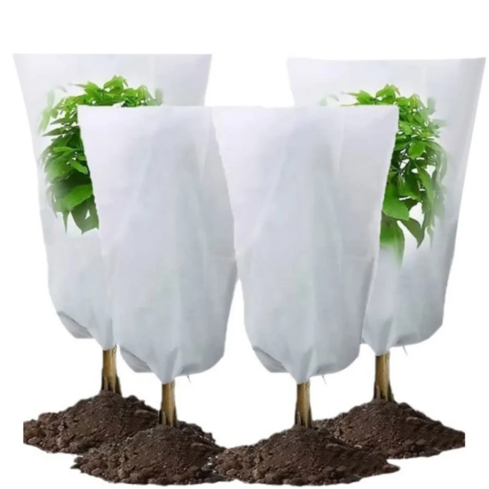 1PC-Cover-for-Outdoor-Plants-Protection-Freeze-Frost-Cloth-Drawstring ...