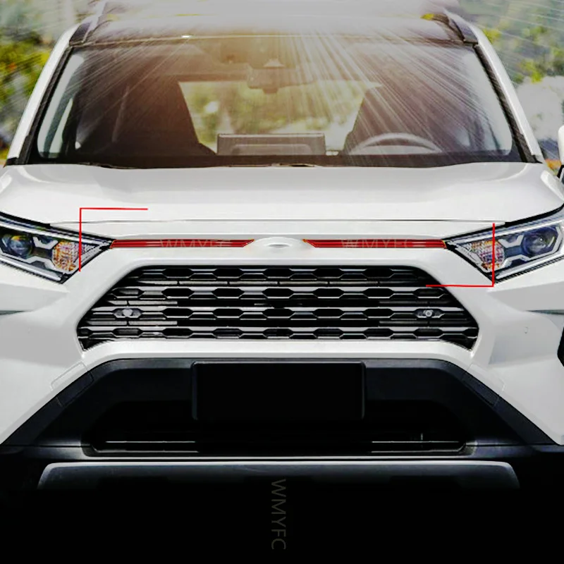For-Toyota-RAV4-Hybrid-XA50-2019-2023-Exterior-Refit-Front-Hood-Billet ...
