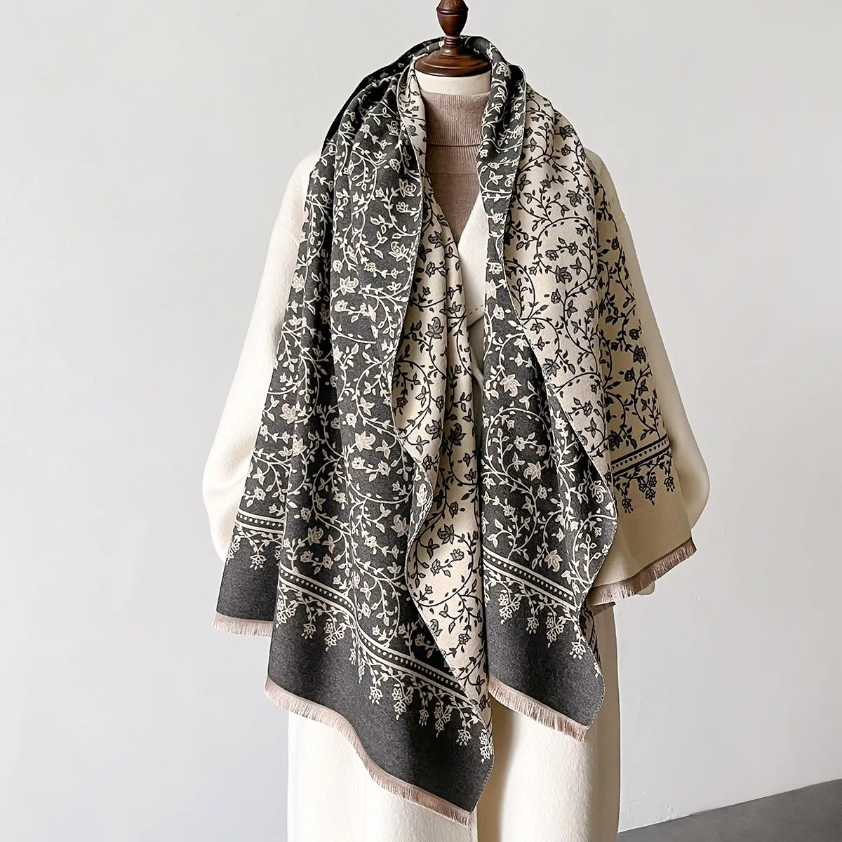 Luxury-Cashmere-Shawls-and-Wraps-Women-Pashmina-Bufanda-Mujer-Poncho-Stole-Female-Winter-Warm ...