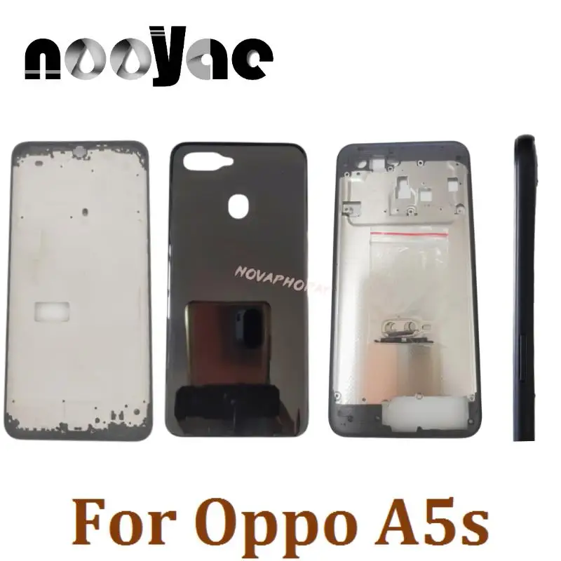 Front-Full-Housing-Frame-For-Oppo-A5s-LCD-Display-Frame-Middle-Bezel ...