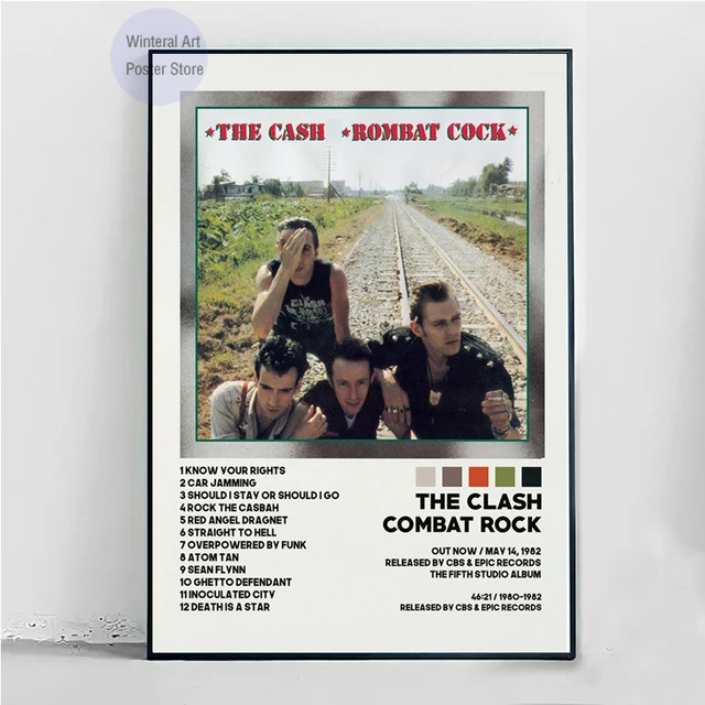 The Clash Combat Rock Poster