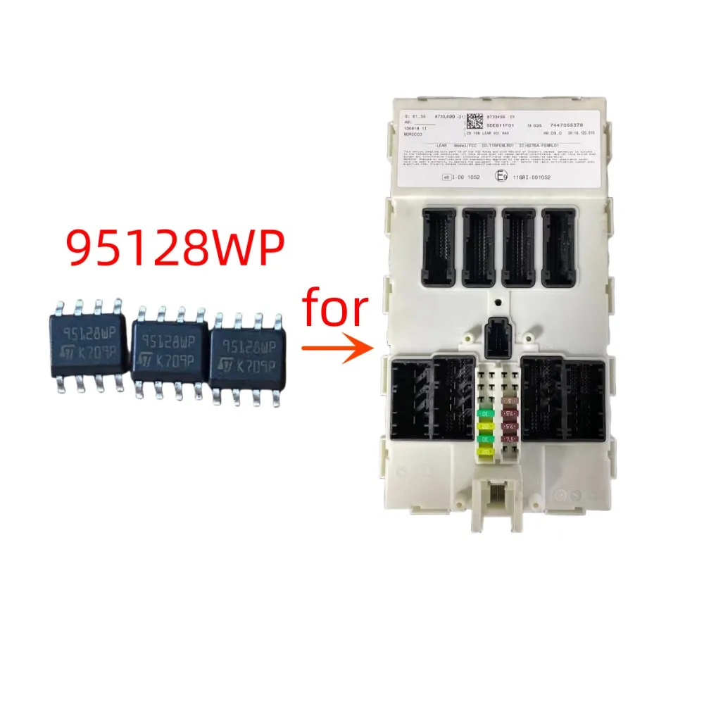 Keychannel-5pcs-95128-95128WP-FEM-EEPROM-Chip-Automobile-Instrument ...