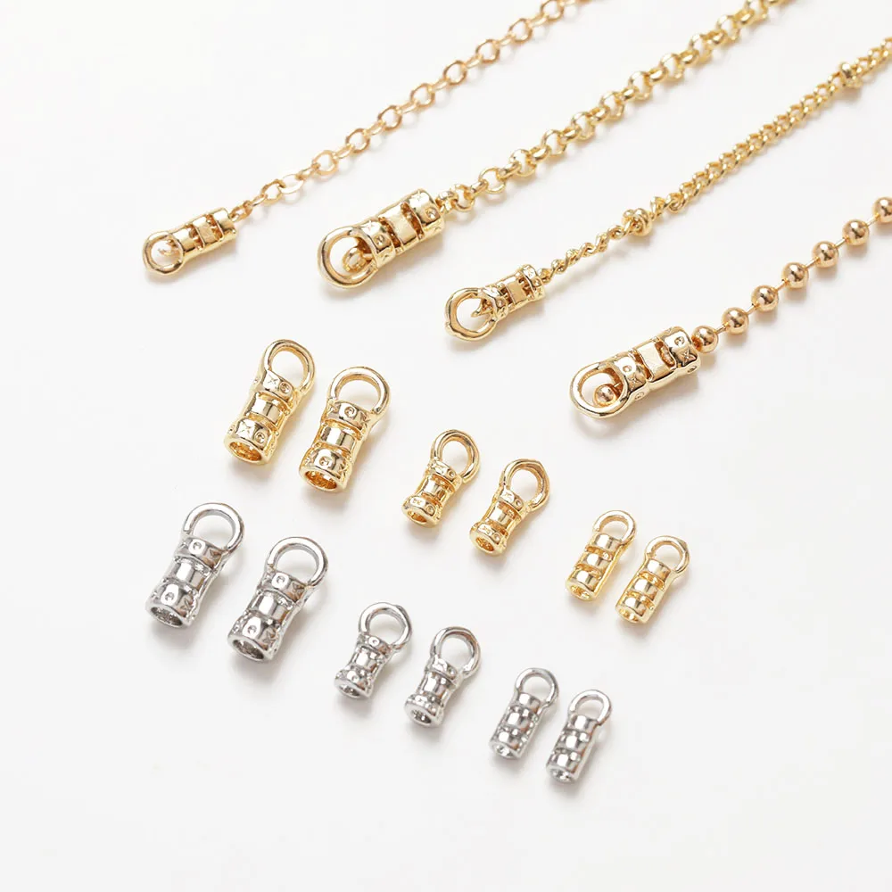 20CPS-Chain-End-Buckle-Ending-Buckle-Jewelry-Making-Bracelet-Necklace ...