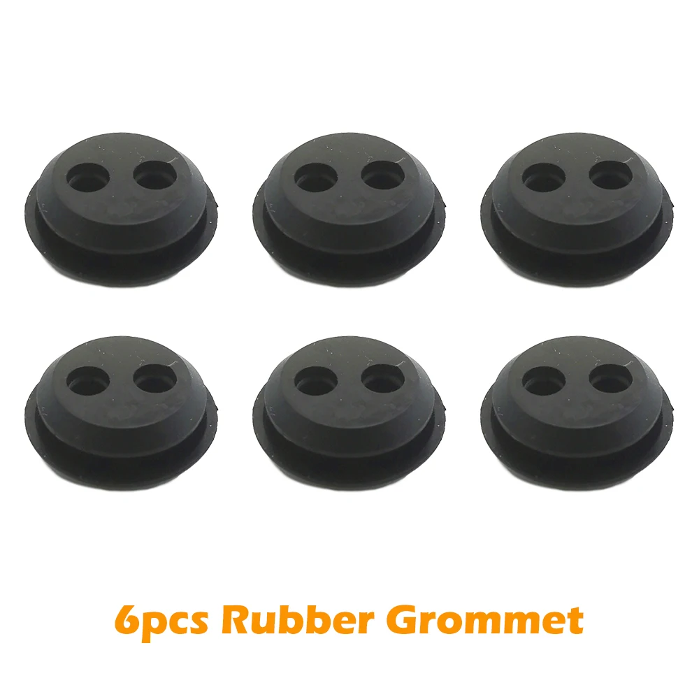 5-6pcs-Rubber-Grommet-2-Holes-Fuel-Tank-Seal-Grommet-Fuel-Tank-Rubber ...