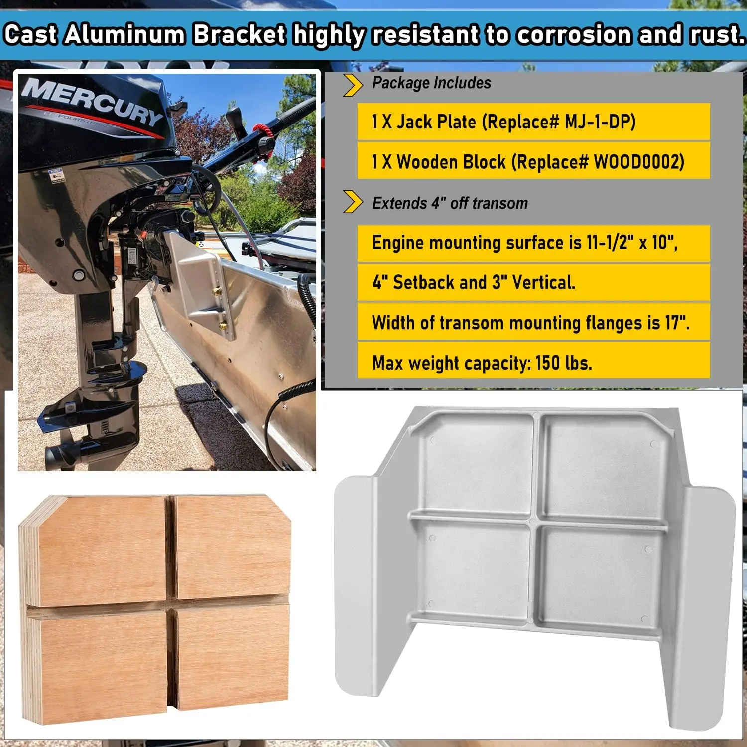 Homemade Small Outboard Jack Plates Transom Savers For Outboard Motor