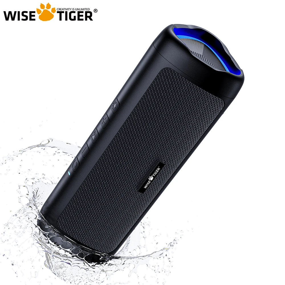 WISE-TIGER-portable-bluetooth-speaker-Stereo-Sound-wireless-bluetooth5 ...