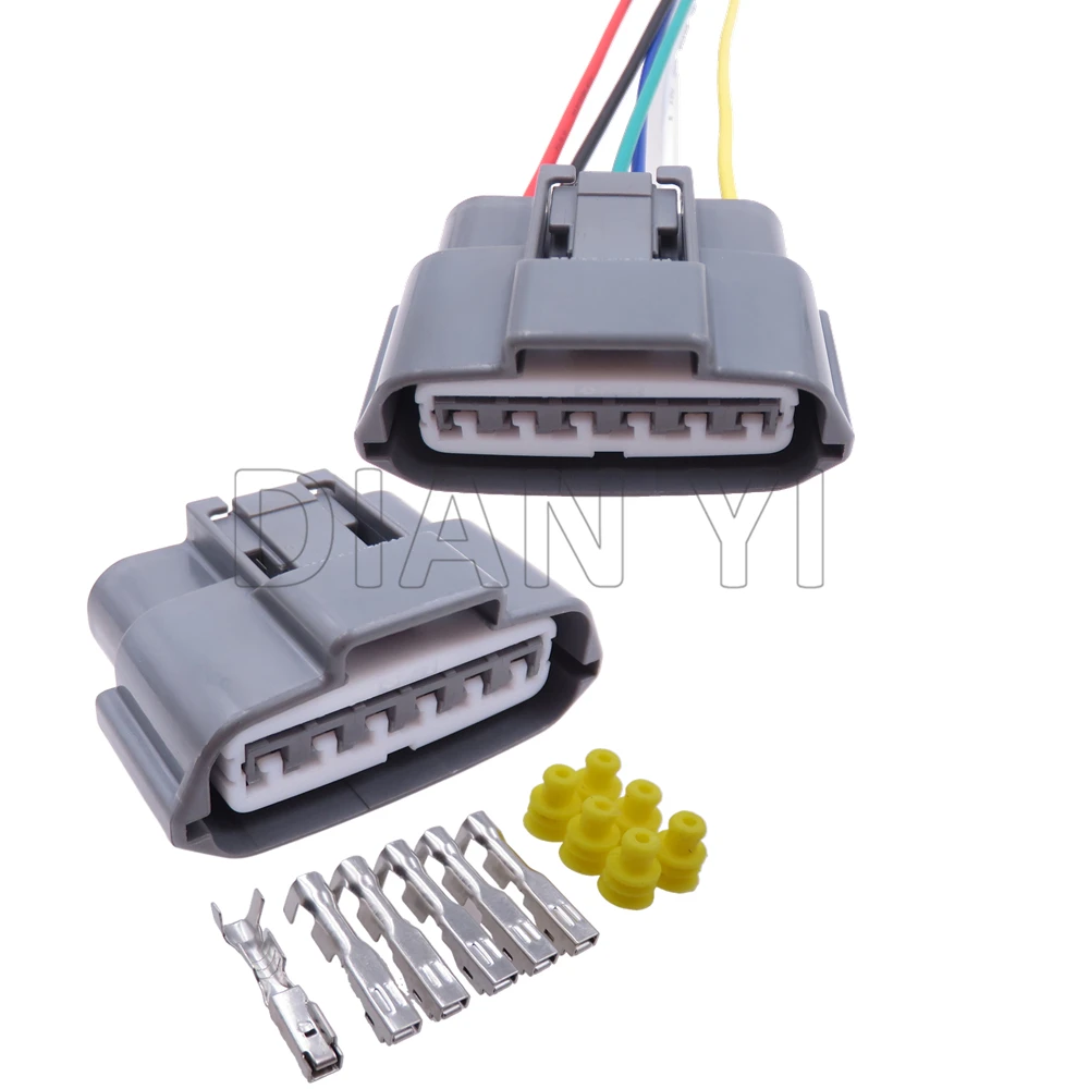 1-Set-6-Way-Auto-Waterproof-Connector-AC-Assembly-For-Nissan-6189-0784 ...