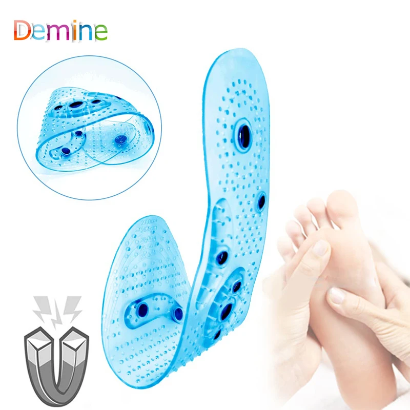 Acupressure Magnetic Massage Insole | Magnetic Foot Therapy Insoles ...