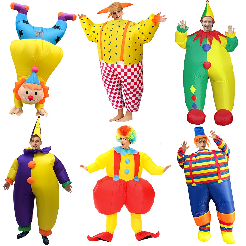 Upside Down Clown Costume