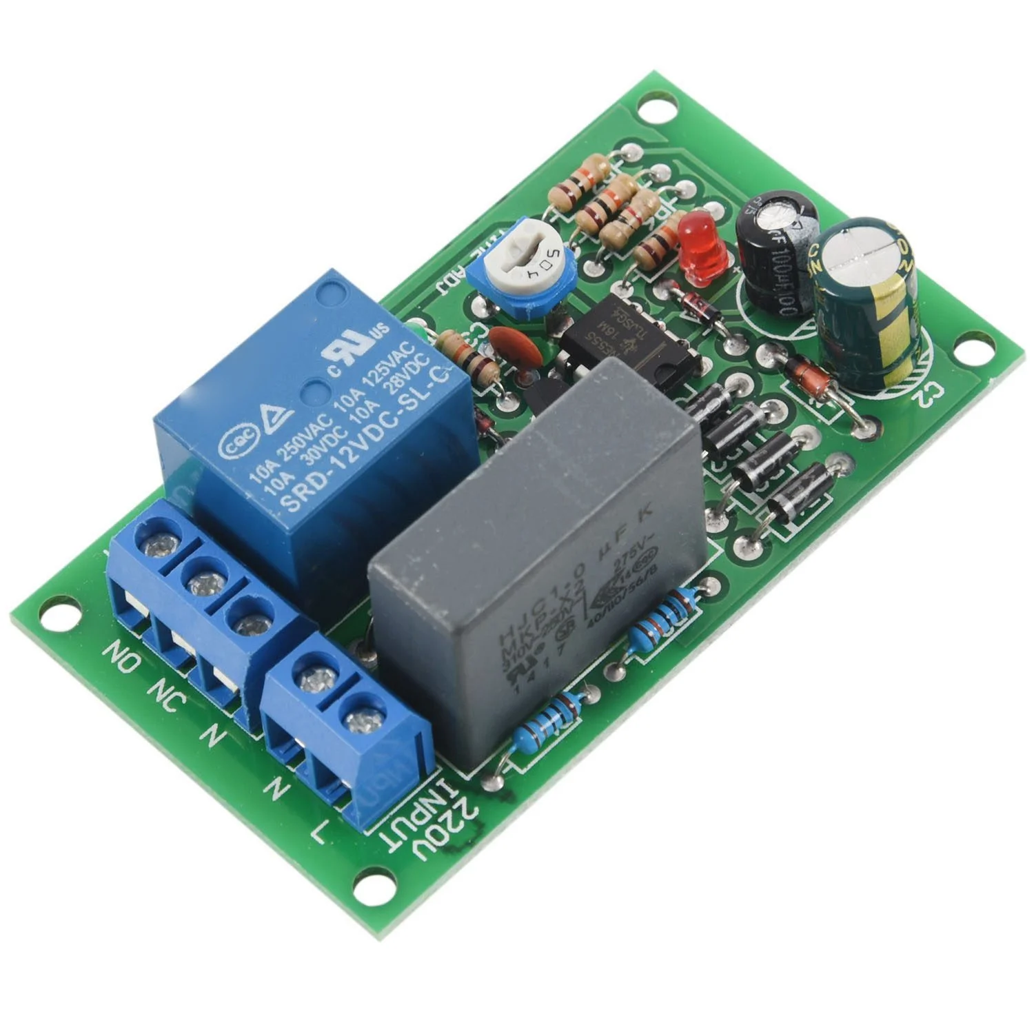 220V-relay-board-power-on-time-delay-circuit-module-corridor-switch ...