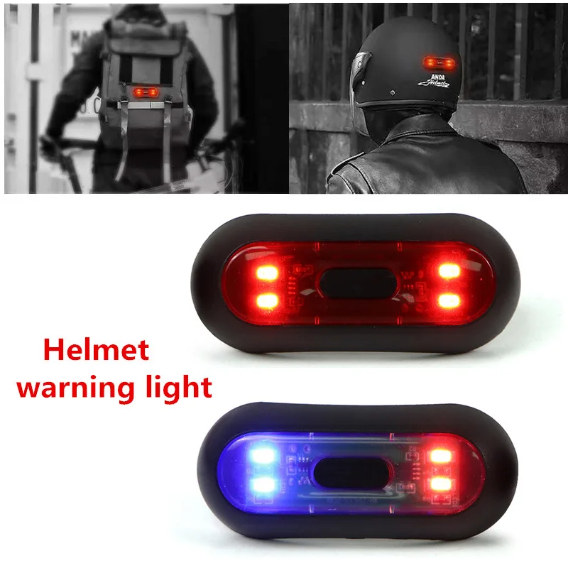 Motorcycle-Helmet-Brake-Light-USB-Rechargeable-LED-Safety-Warning ...