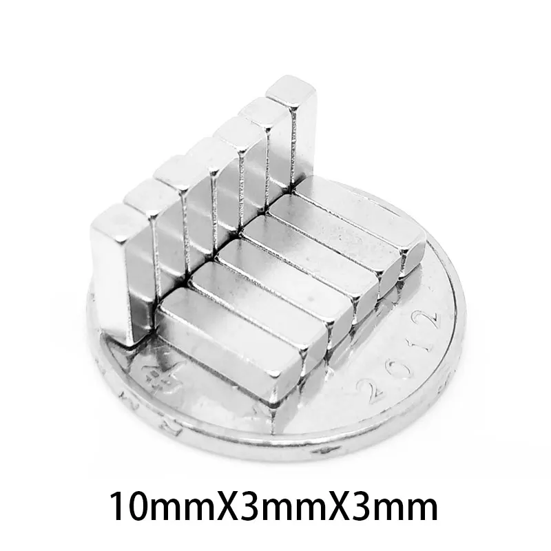 10x3x3mm Super Strong Square Magnet 10x3x3mm for Home Refrigerators ...