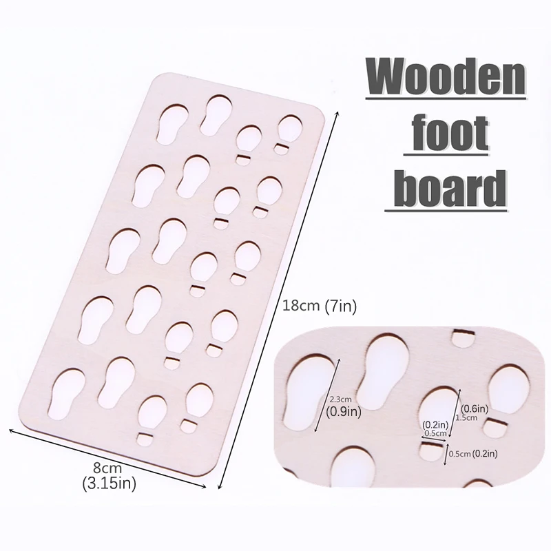 1Pc-1-6-Dollhouse-Miniature-Wooden-Foot-Pad-Floor-Rug-Footpad-Model ...