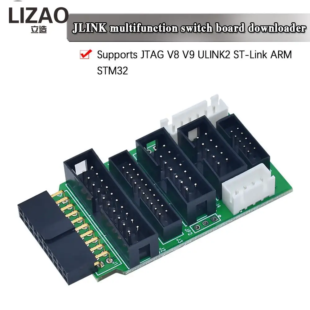 For-JLINK-V8-V9-Adapter-Plate-JTAG-to-SWD-Multi-function-for-ULINK2 ...