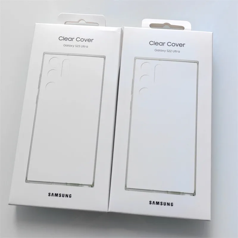 Luxury Shockproof Transparent Silicone Back Case with Box - Galaxy S23 ...