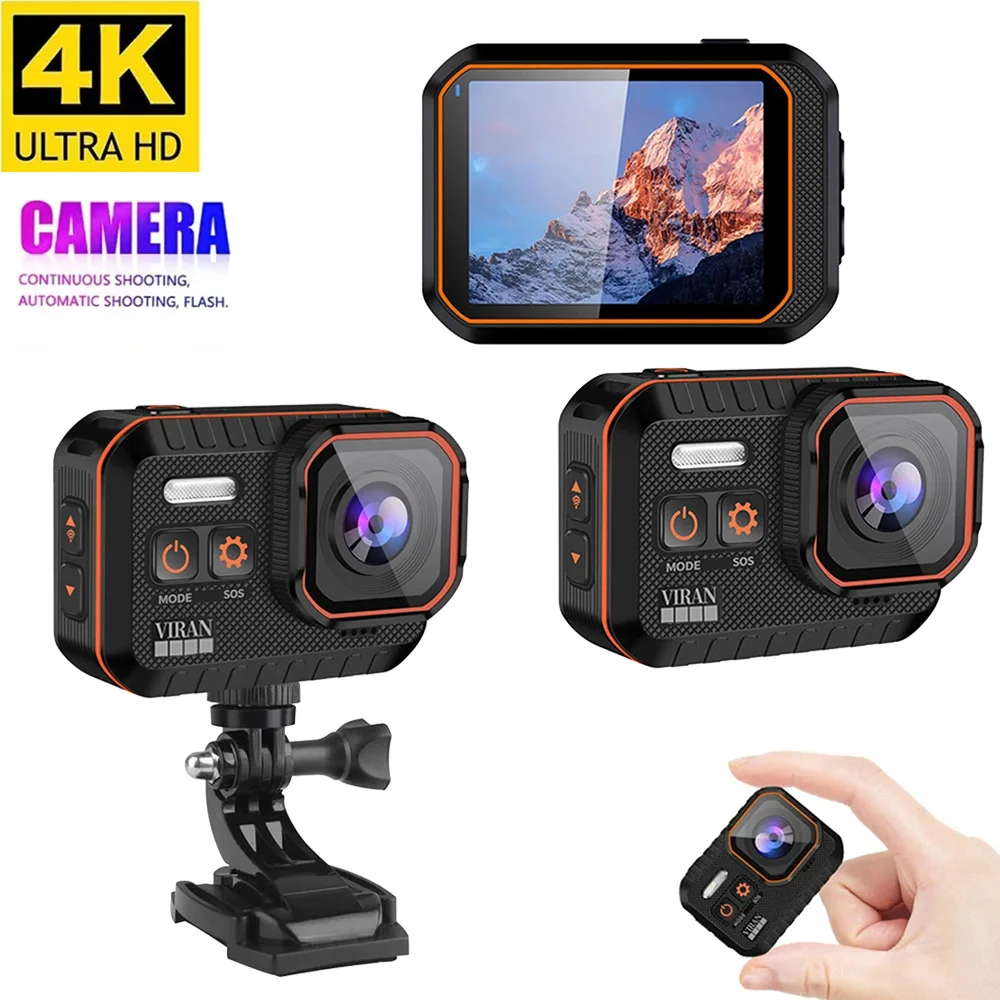 4K-WiFi-Action-Camera-60FPS-Waterproof-Shockproof-Camcorders-With ...