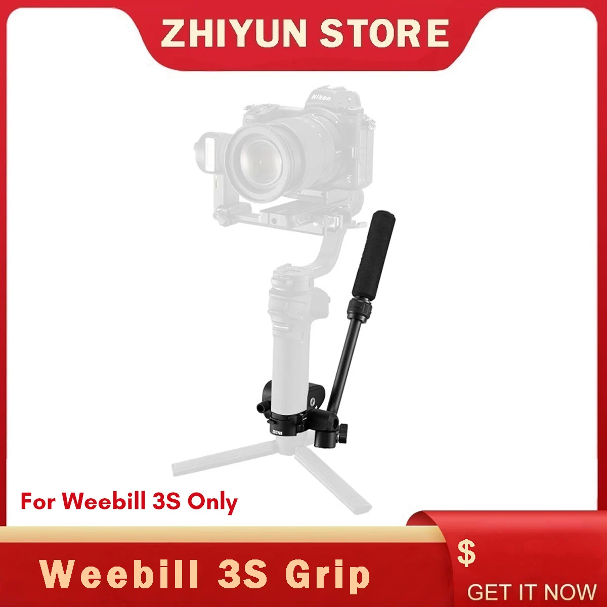ZHIYUN-EX1A09-Effortless-Wrist-Rest-Sling-Grip-Mode-2-5-for-Weebill-3S ...
